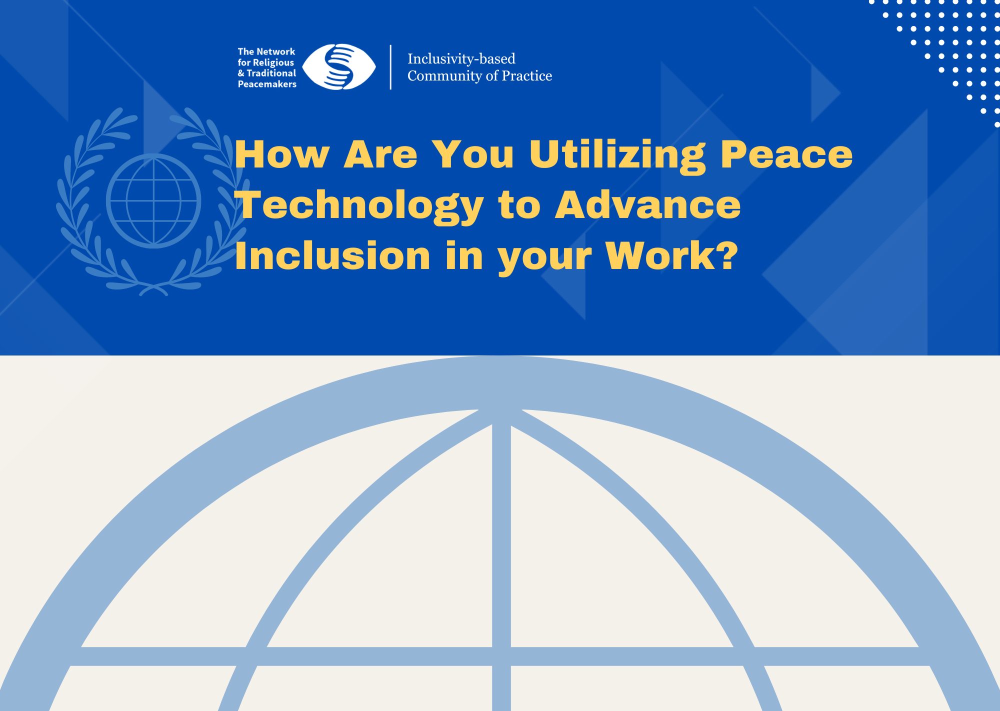 inclusivity cop may 2024 meeting - Peacemakers Network